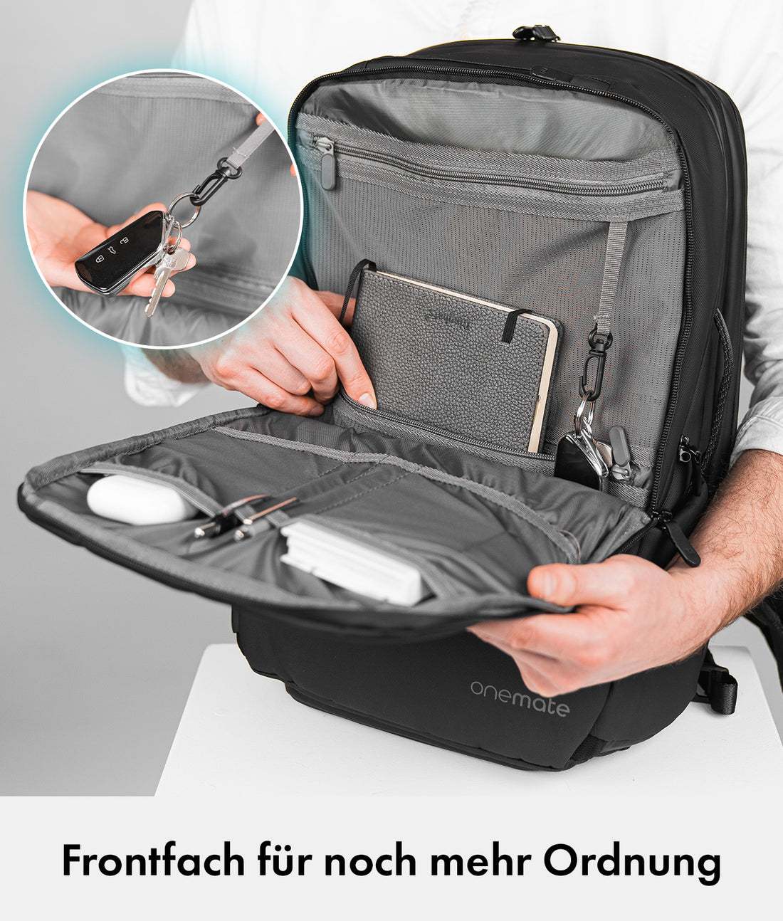 onemate Rucksack “Backpack Pro 2” für Damen & Herren